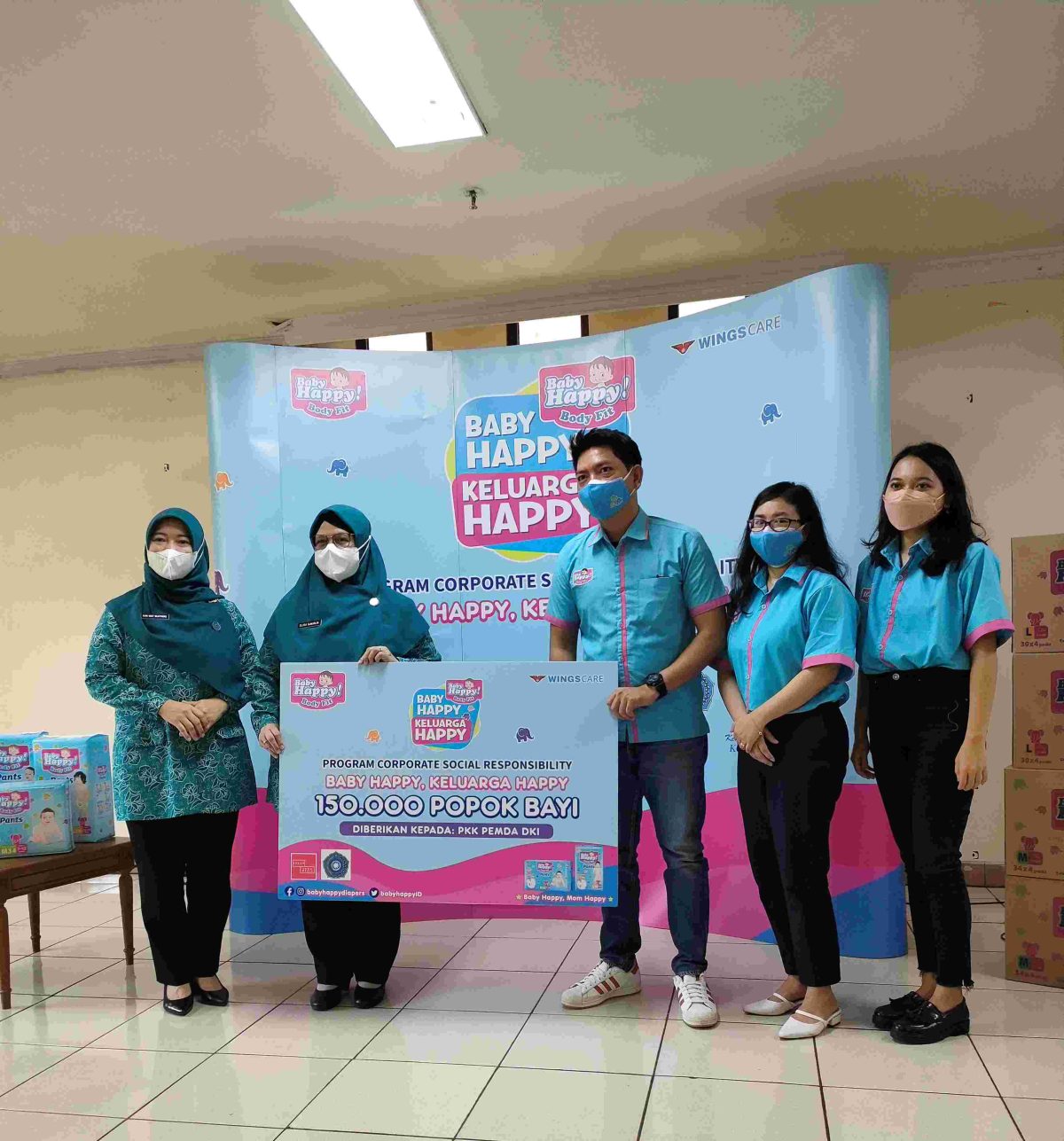 Baby Happy Diapers Salurkan Lebih Dari Enam Ratus Ribu Popok untuk ...